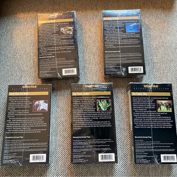Other | Not For Sale Questar Nature Collection Animals In The Wild Vhs ...